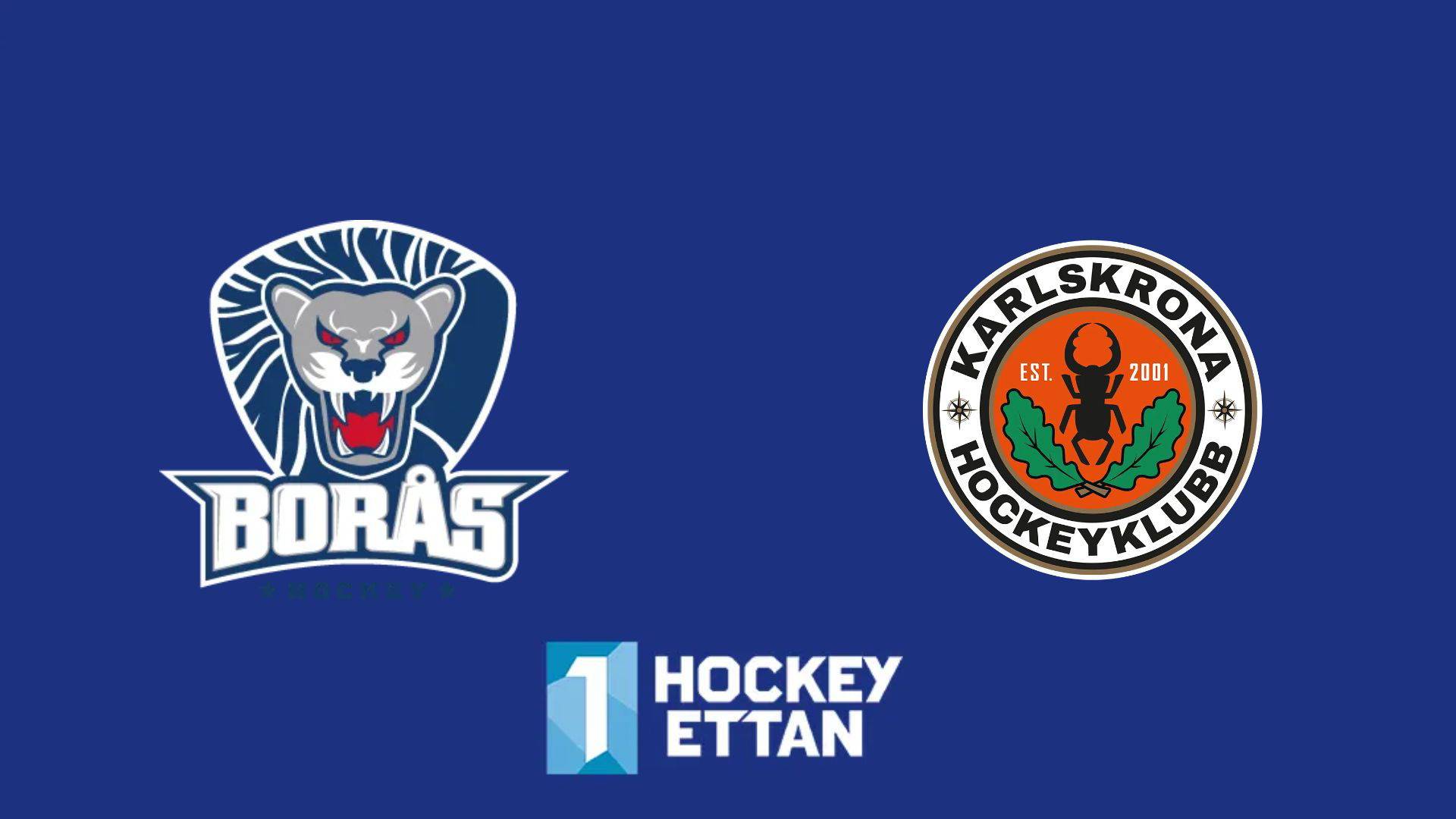 Borås HC - Karlskrona HK