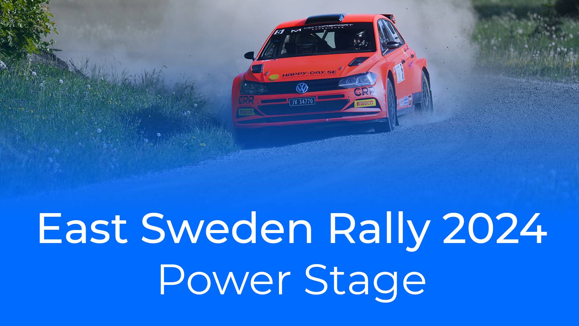 Rally-SM: East Sweden Rally 24/8 - Power Stage