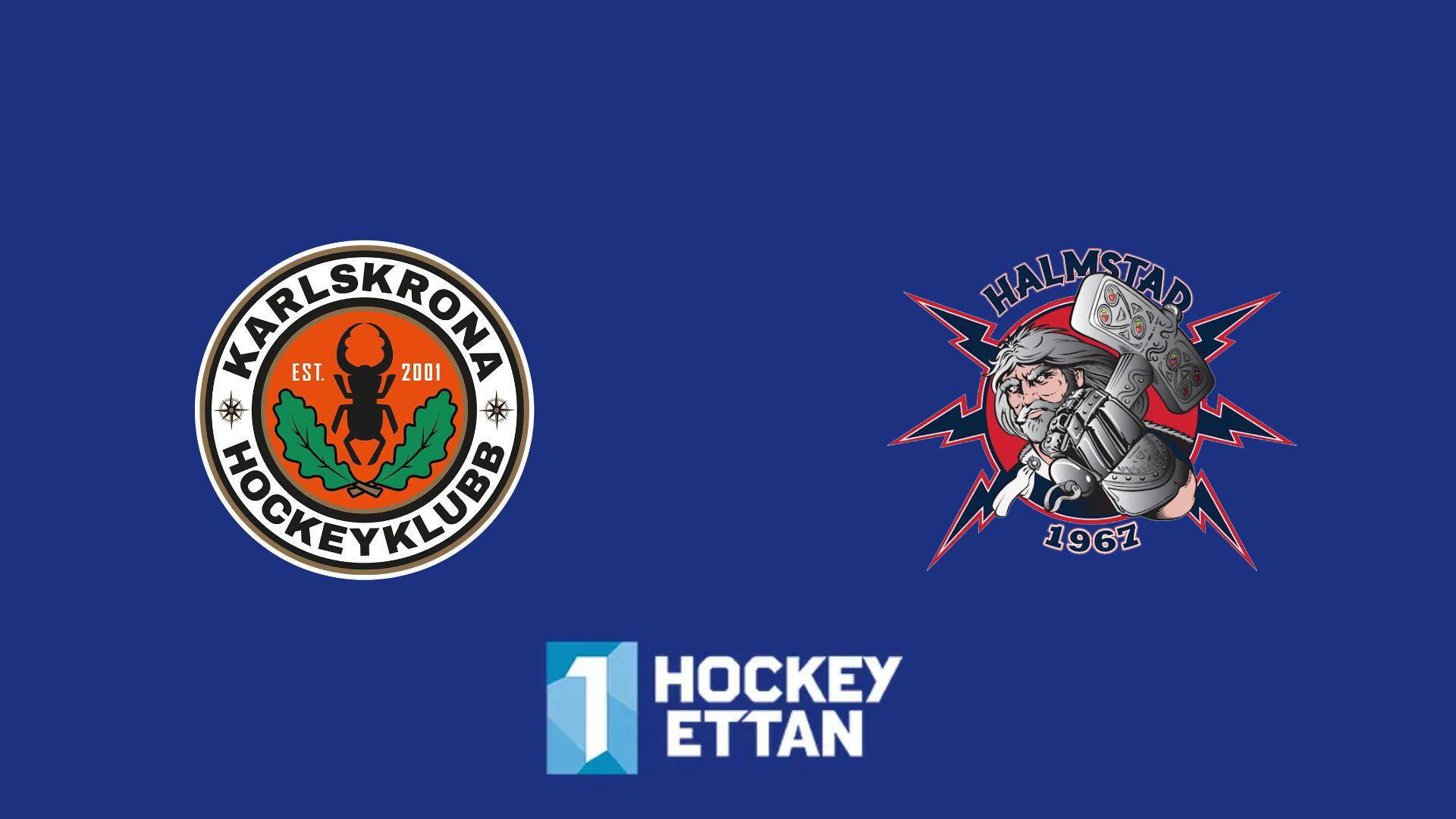 Karlskrona HK - Halmstad Hammers HC